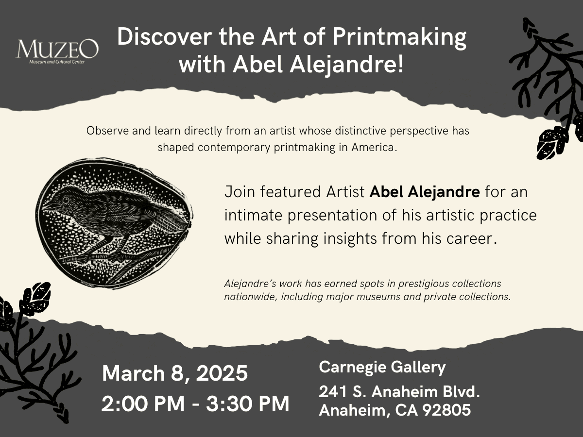 Printmaking with Abel Alejandre - Muzeo Museum and Cultural Center